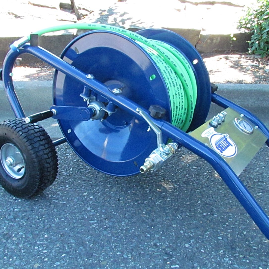 Portable Heavy Duty Deluxe Hose Reel with Jetter Hose – JNW – Jetters ...
